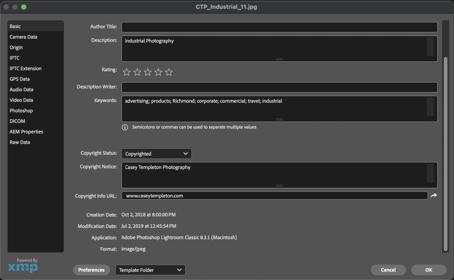 Image Metadata: An Overview Of Metadata In Photos - Casey Templeton